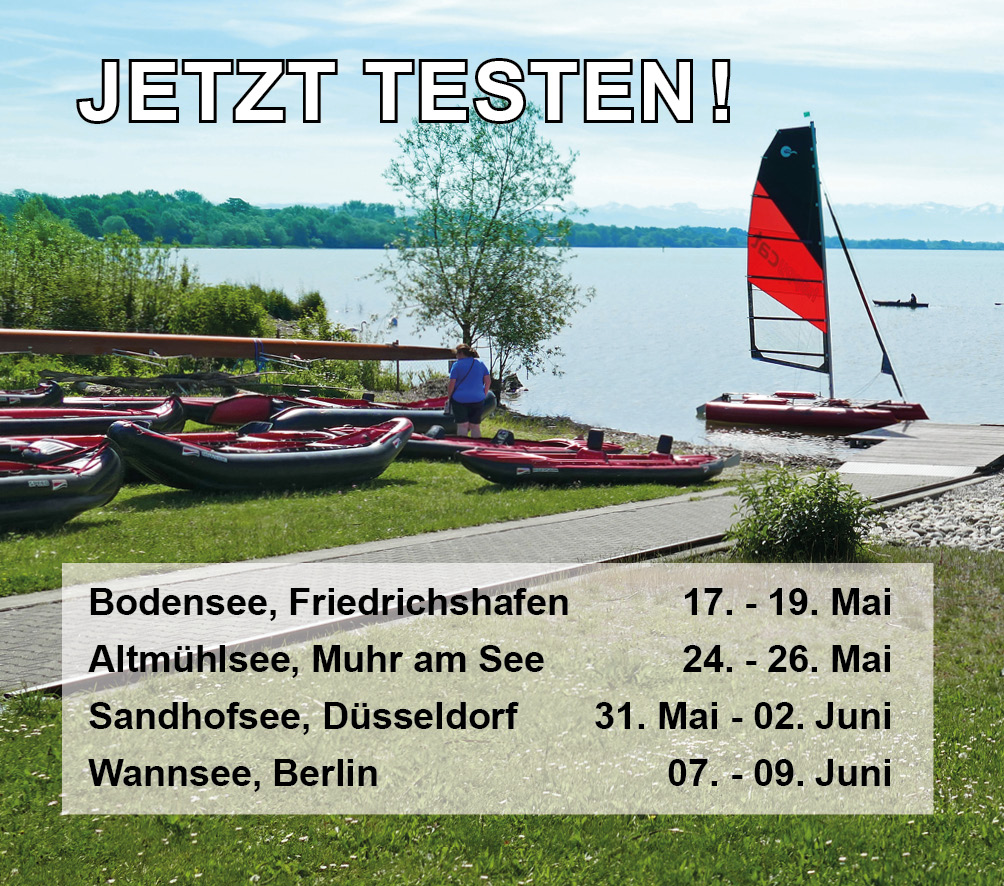 Grabner Boote - Aufblasbare Kajaks, Kanus, Segelkatamarane